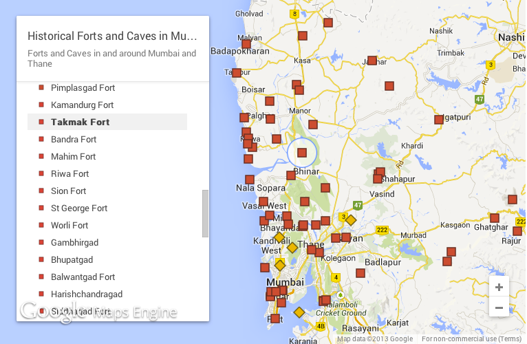 Historical Forts and Caves in Mumbai and Thane